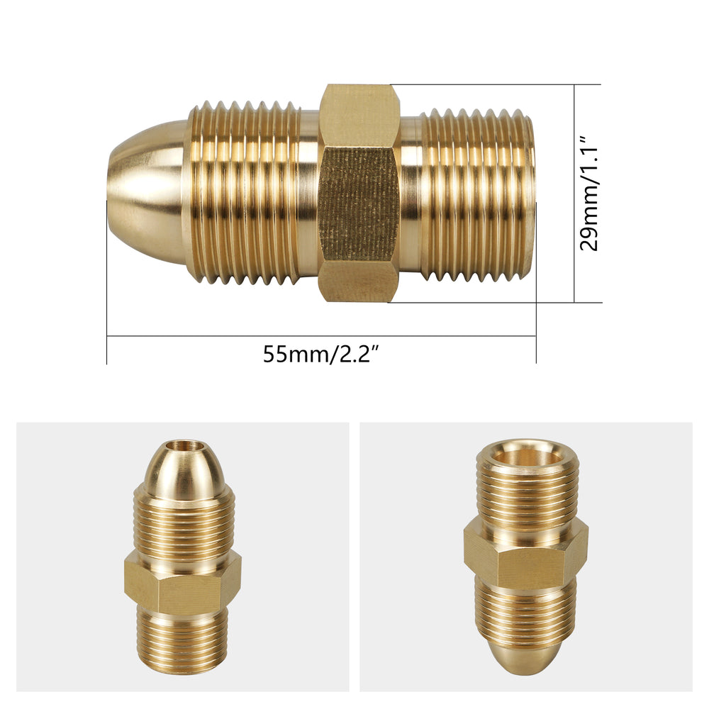400PSI-Dual 8' Hose Nitrogen Regulator Shock Fill Tool Kit