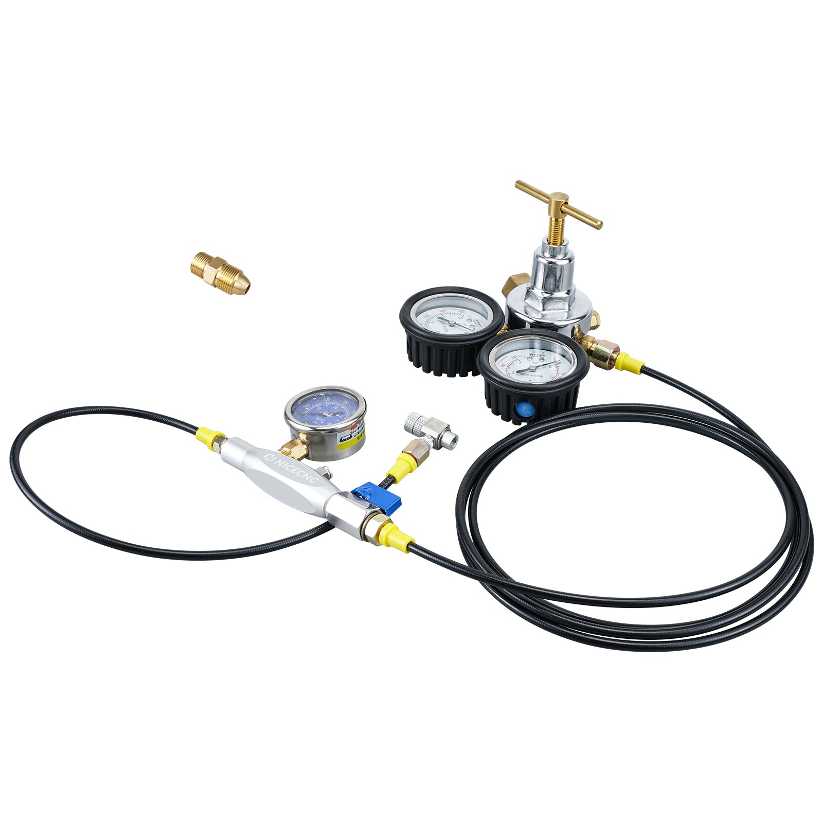 Powersports Nitrogen Shock Fill Tool Kit with 2" 600psi Regulator