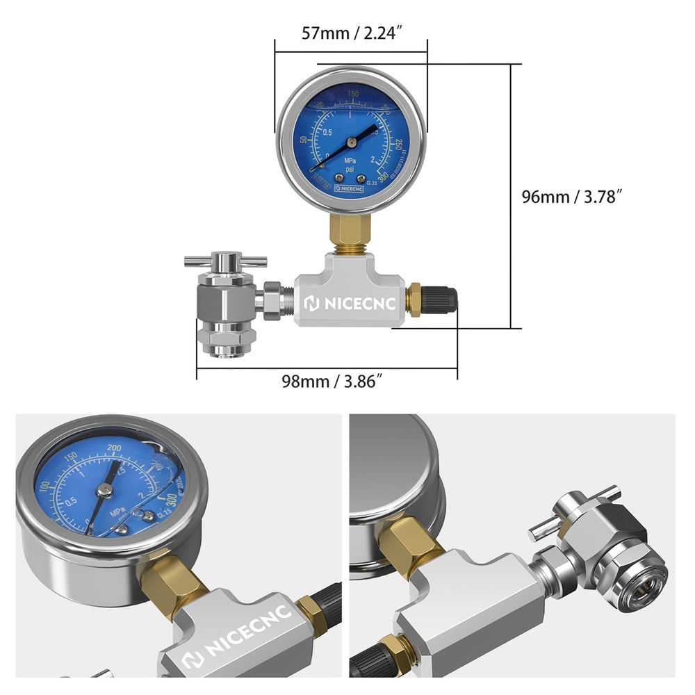 300PSI High Accuracy No Loss Nitrogen Filling Tool Kit