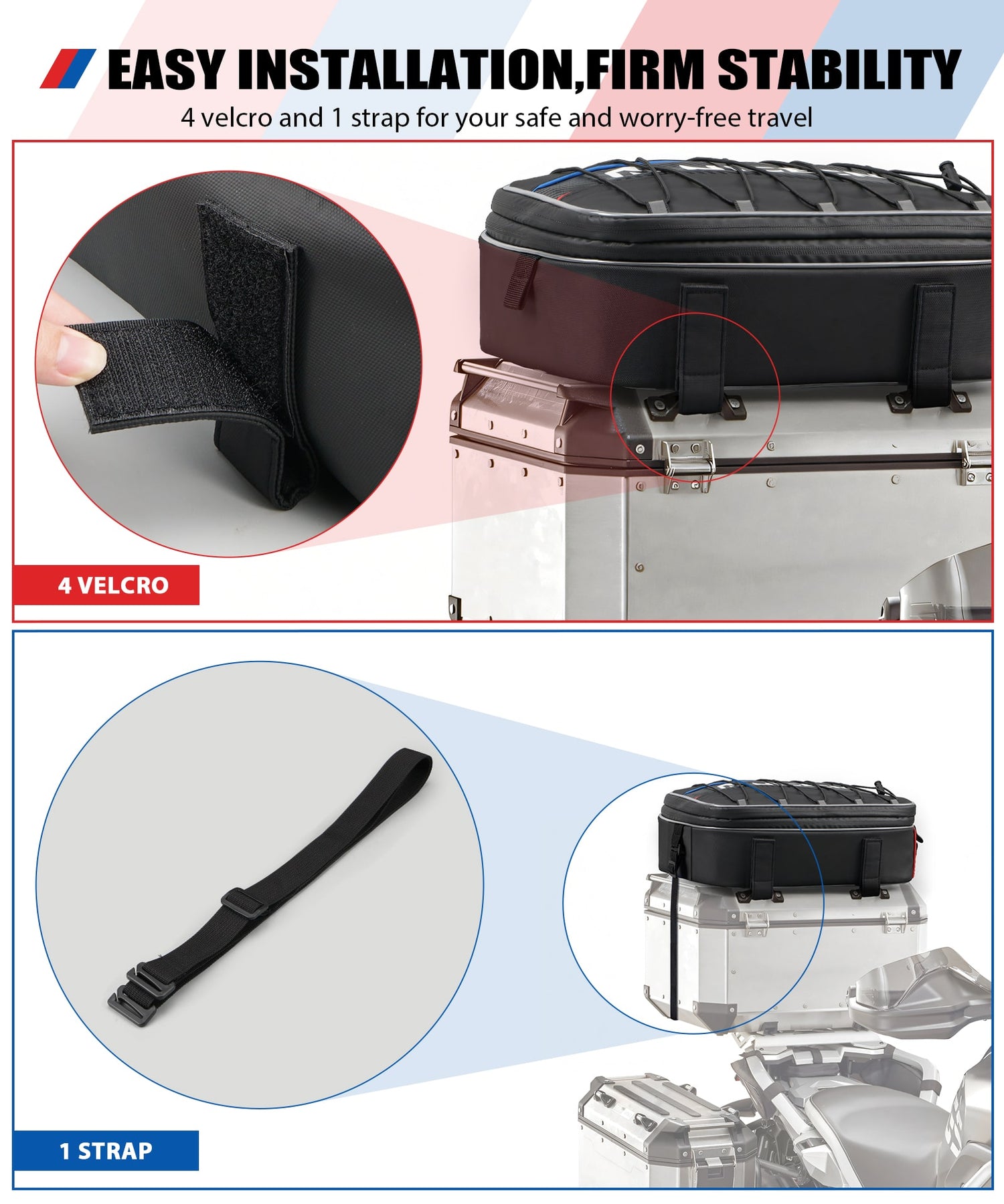 Top Case 20L Expandable Luggage Tool Bag For BMW R1250GS
