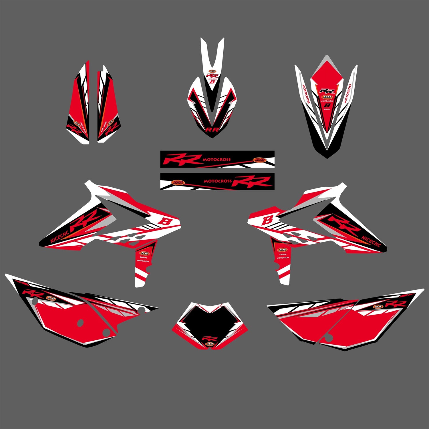 Graphics Decals Stickers Kit For Beta RR 2T/4T RR 250 300 350-480 498