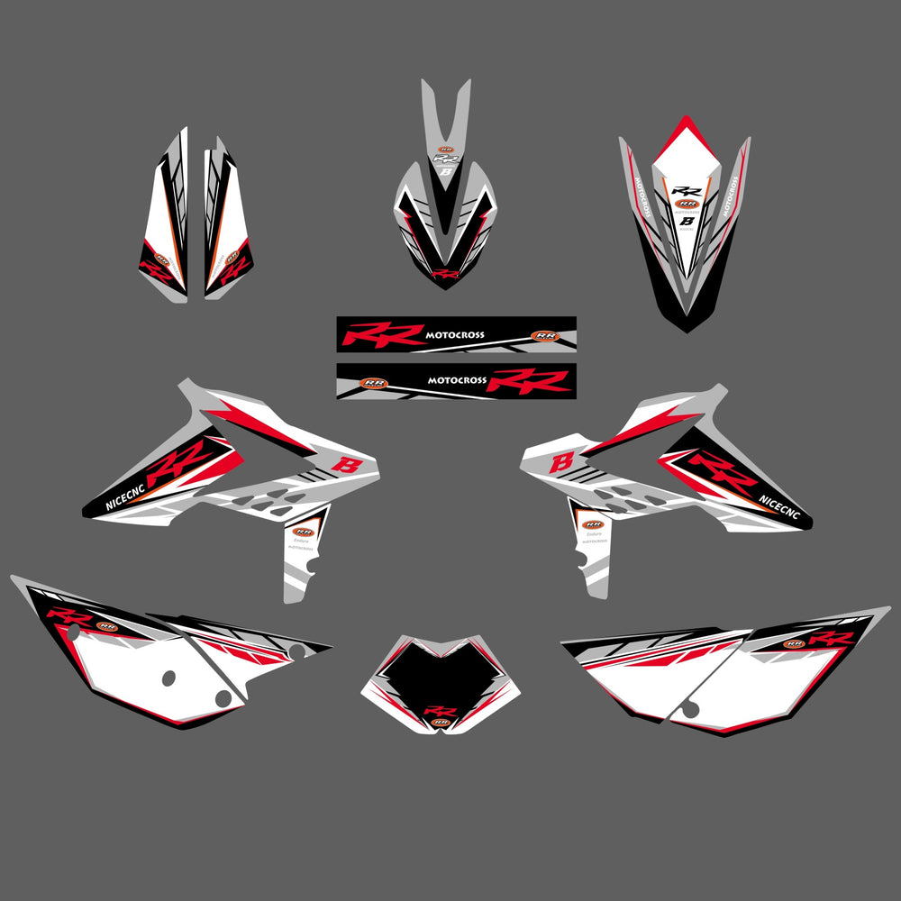 Graphics Decals Stickers Kit For Beta RR 2T/4T RR 250 300 350-480 498
