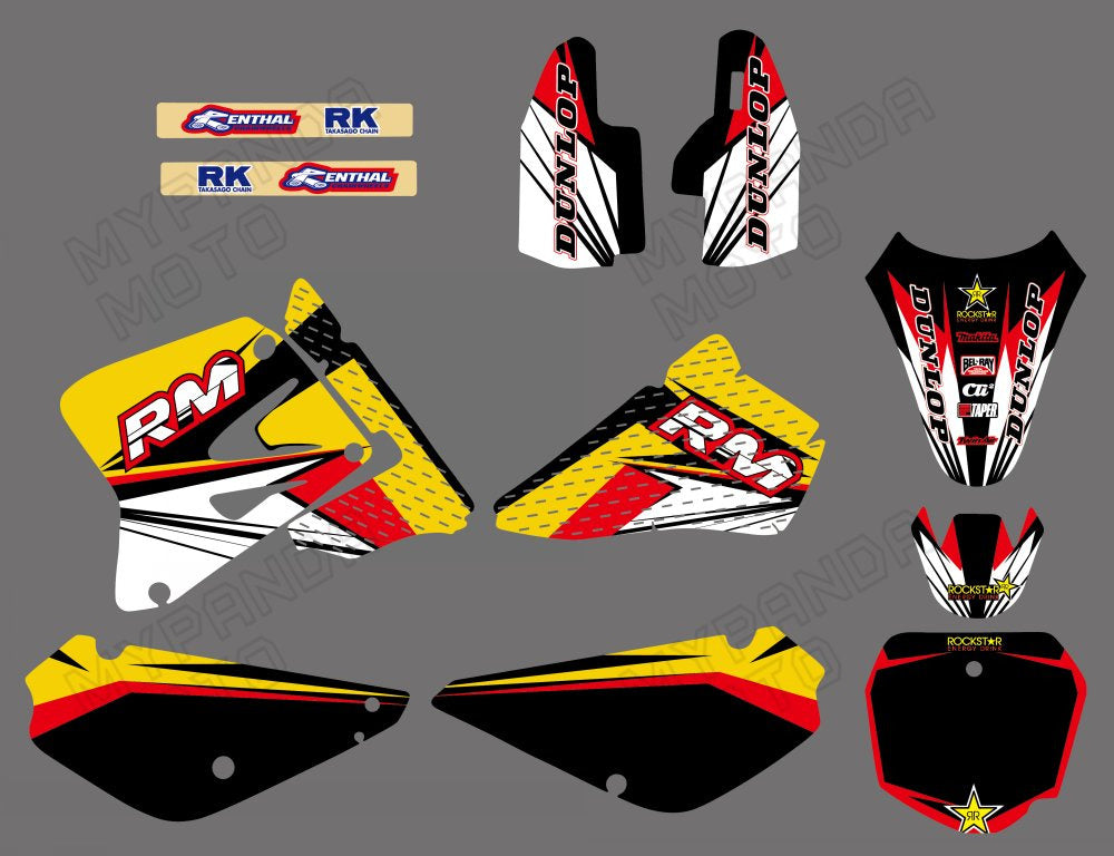 Full Graphics Sticker Kit For SUZUKI RM80/RM85 2005-2018
