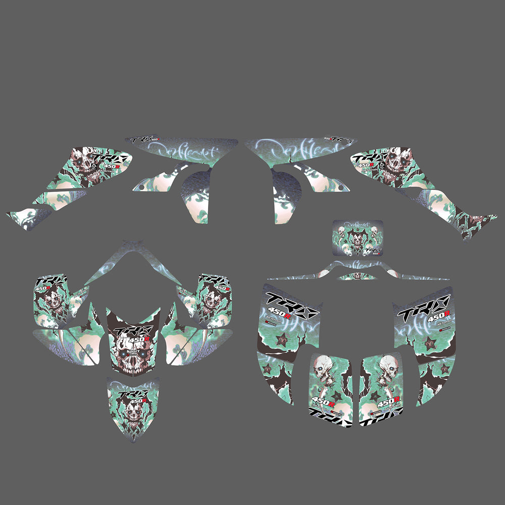 ATV Sticker Decals Full Graphics For Honda TRX450R 2004-2016