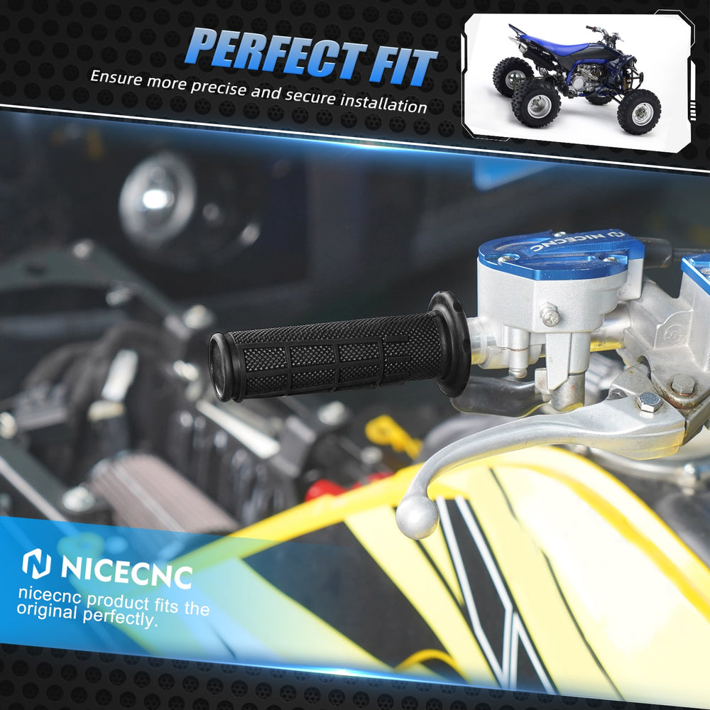 7/8" Handlebar Grips For Yamaha Raptor 700 Polaris Sportsman 570