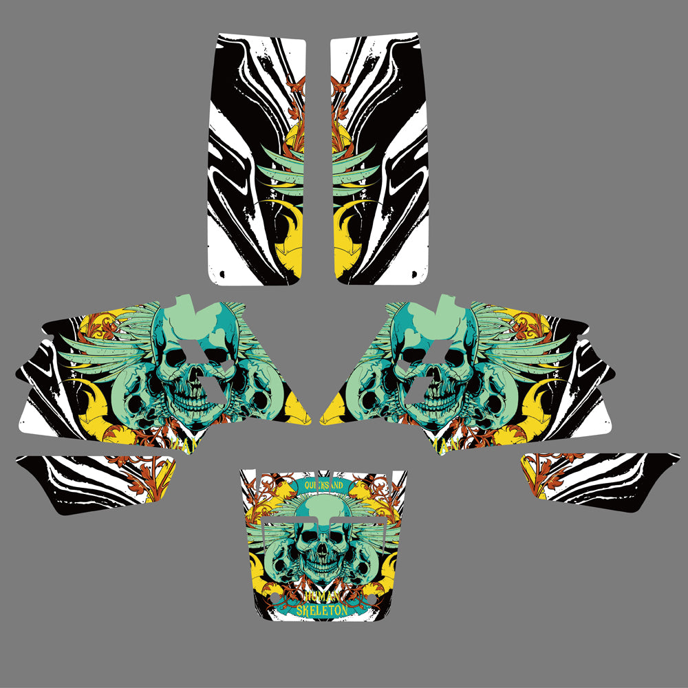 Graphics Decals Stickers Kit For Yamaha Banshee 350 YFZ350