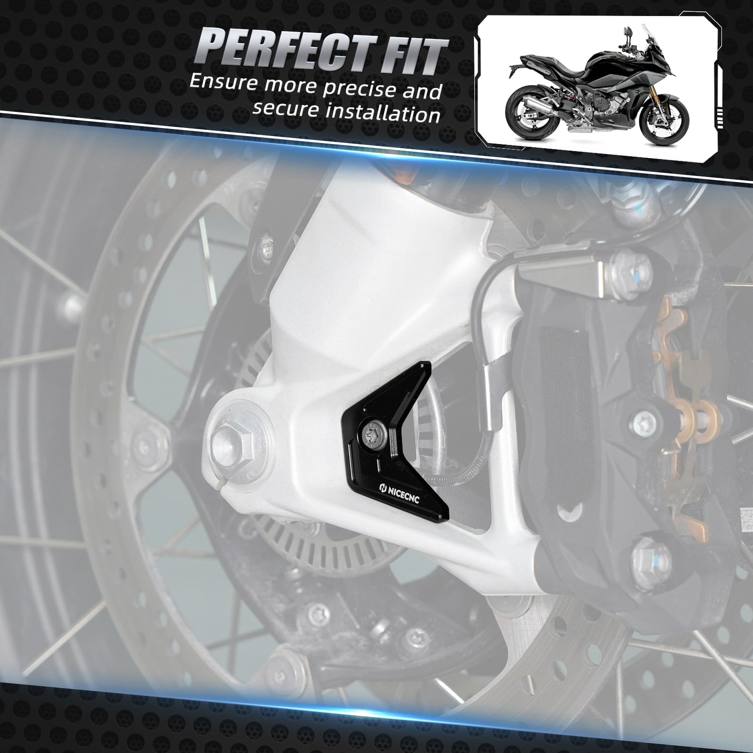 Front ABS Sensor Guard For BMW R1250GS / Adventure 2019-2024