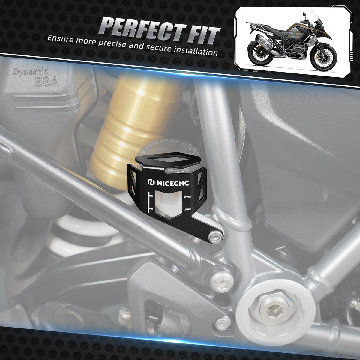 Rear Brake Reservoir Guard For BMW R1250GS 2019-2023 R1200GS