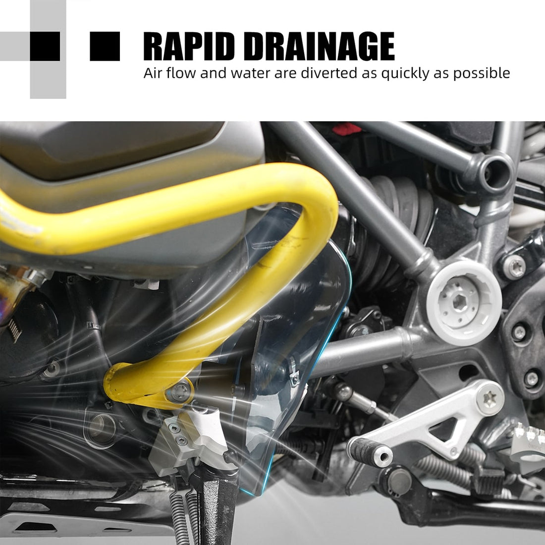 Foot Splash Guards For BMW R1250 GS Adventure 2019-2024