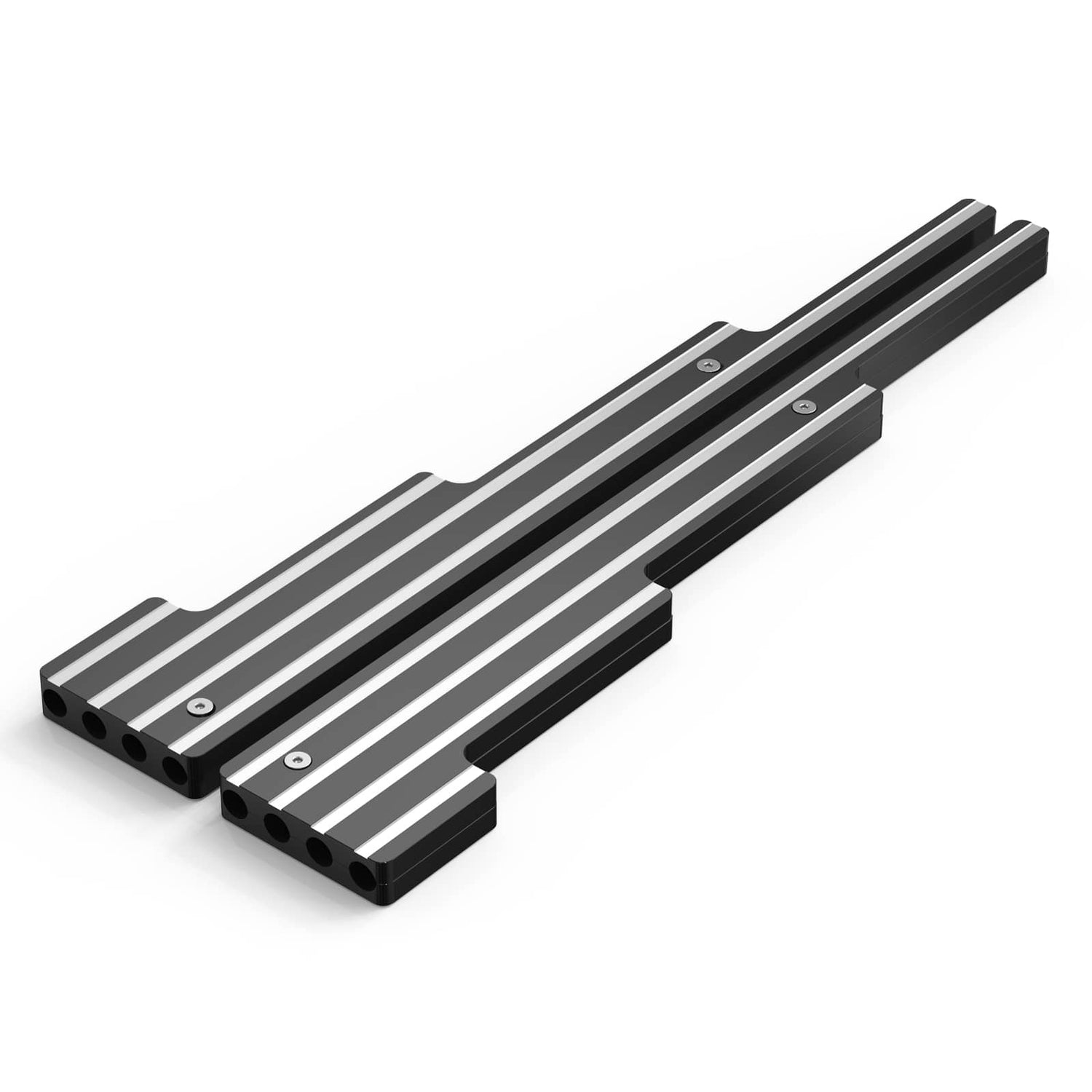 SBC CNC Retro Fin Spark Plug Wire Looms Holders Small Block Chevy