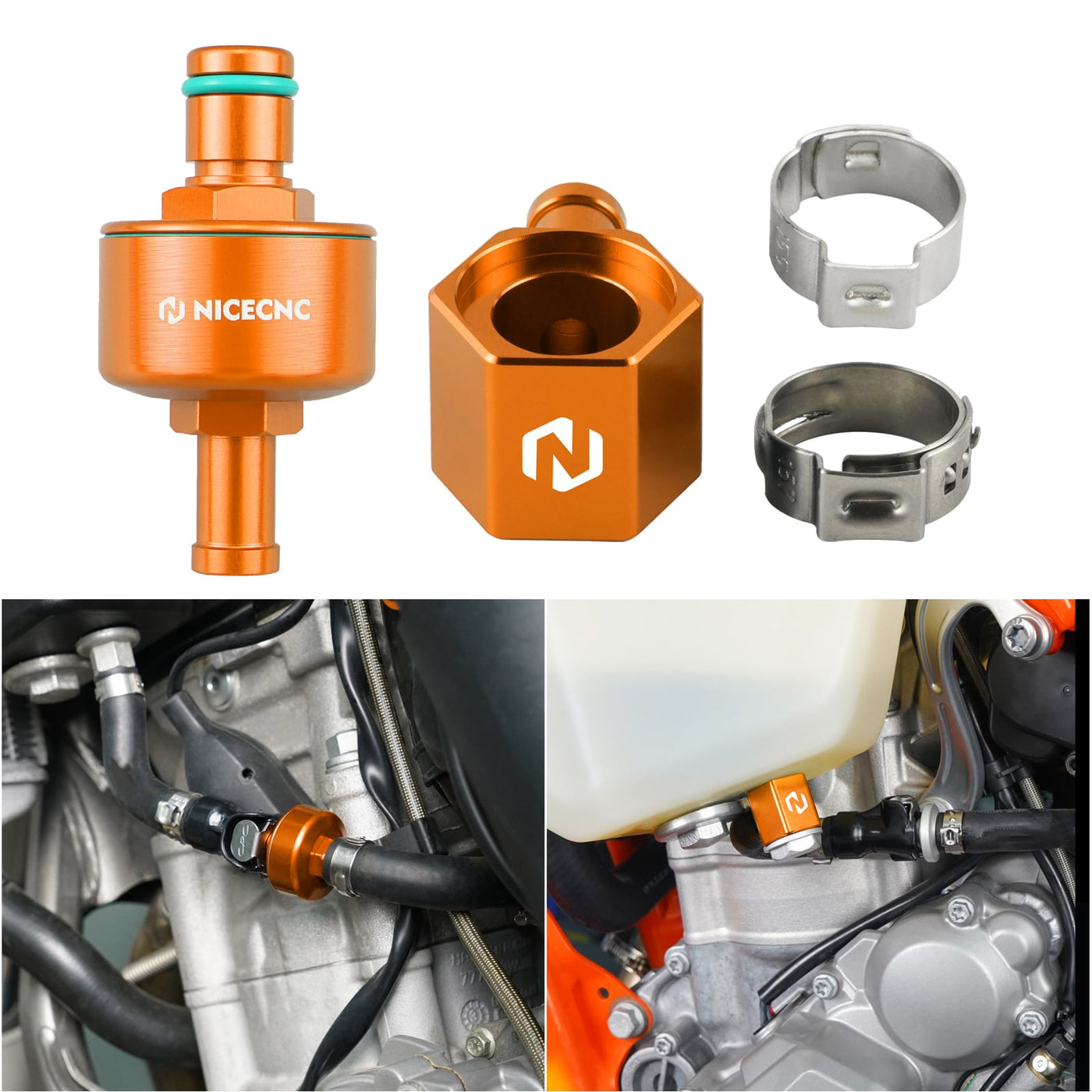 Fuel Filter Line Tank Connector for KTM Husqvarna Gasgas Beta