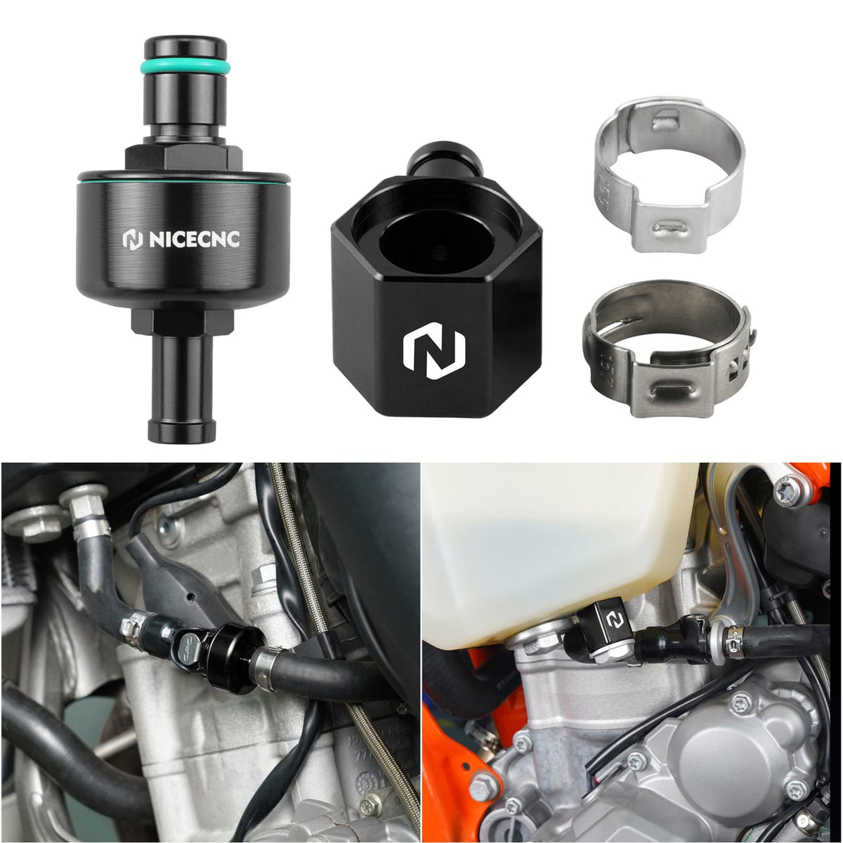 Fuel Filter Line Tank Connector for KTM Husqvarna Gasgas Beta