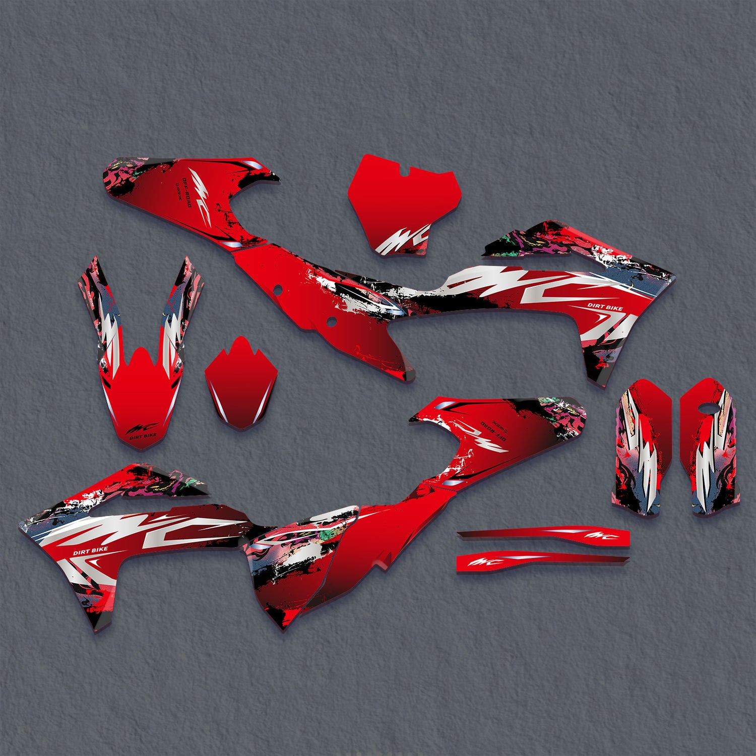 Motorcycle Full Graphics Decals Stickers Set For GAS GAS MC Motocross