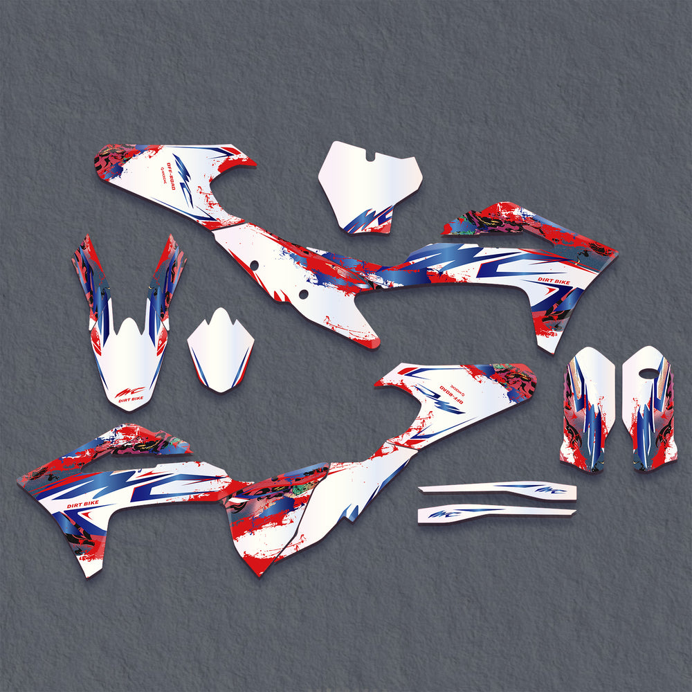 Motorcycle Full Graphics Decals Stickers Set For GAS GAS MC Motocross