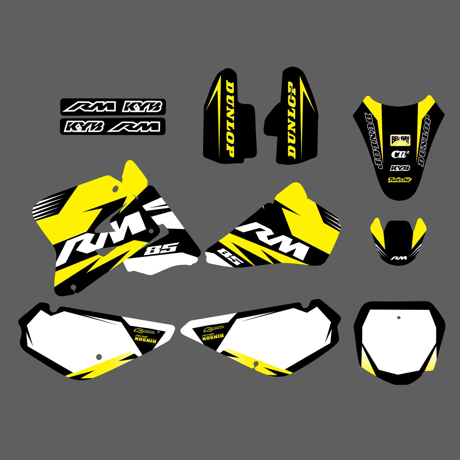 Motorcycle Graphics Sticker Deco For Suzuki RM80/RM85 2005-2018