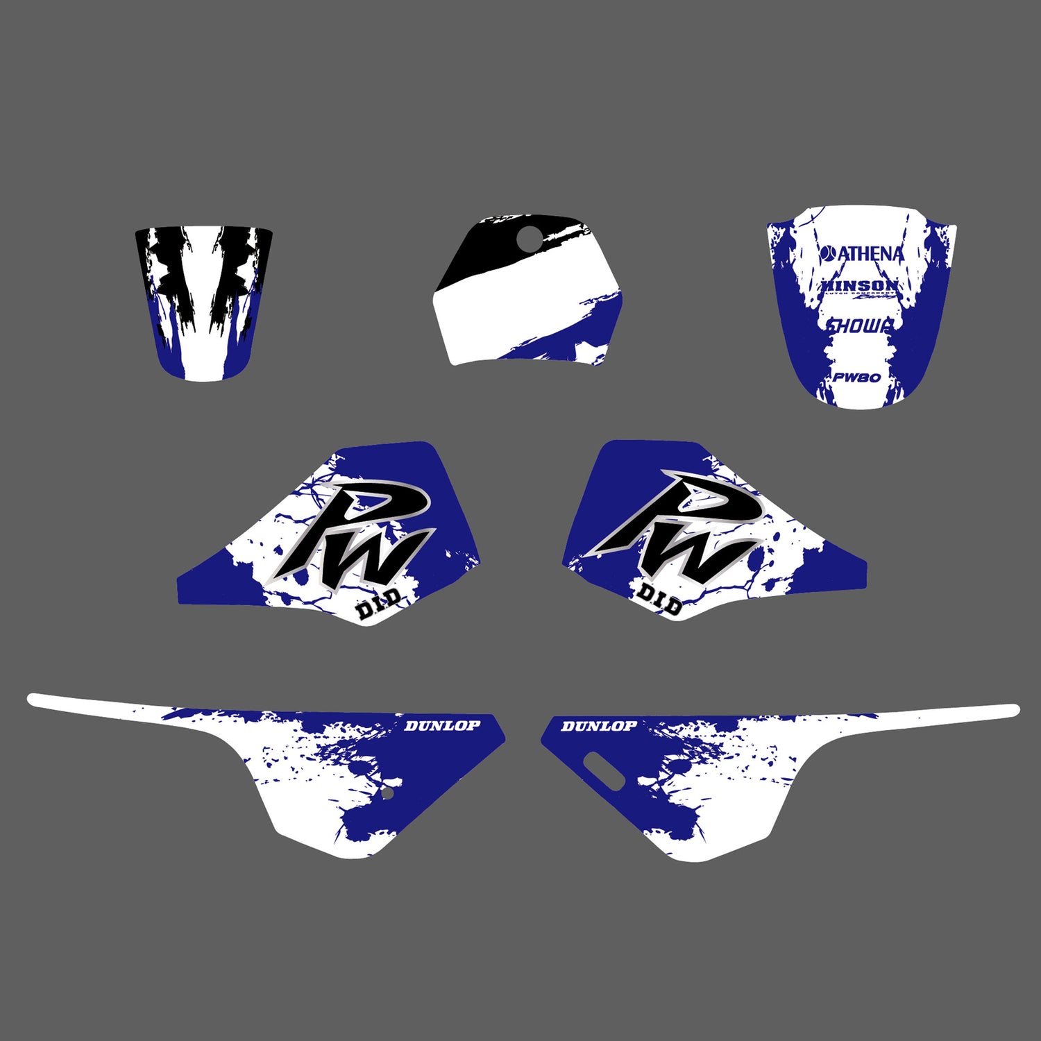 Motorcycle Graphics Kit For Yamaha PW80 All Years