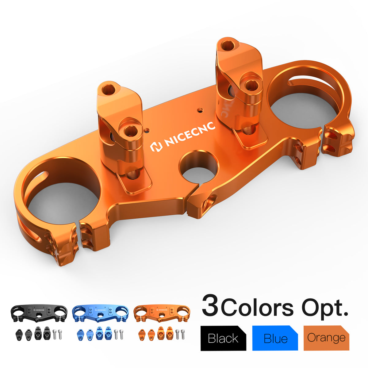 Top Triple Tree & Handlebar Riser Clamps For KTM Husqvarna 2023+