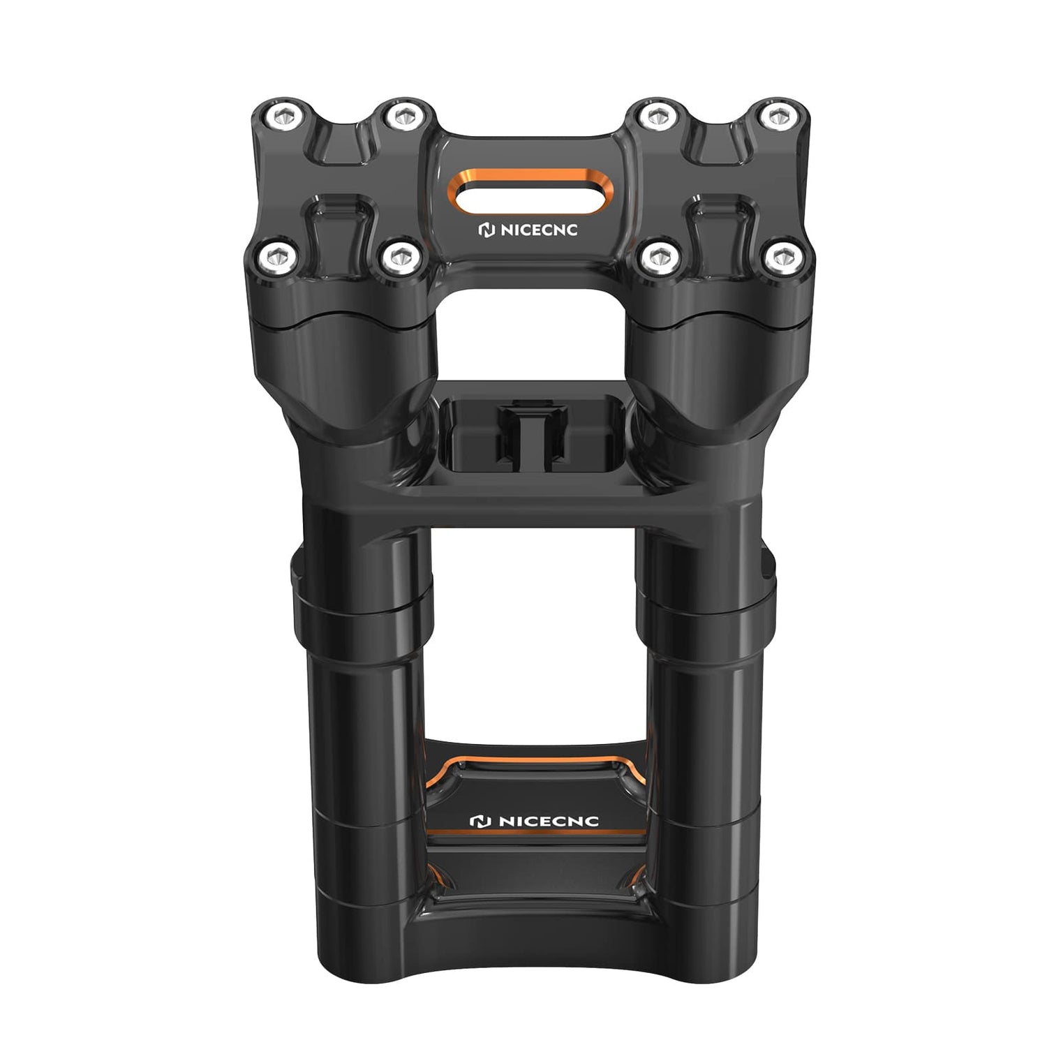 Harley Street Glide Modular Kickback Isolated Handlebar Risers