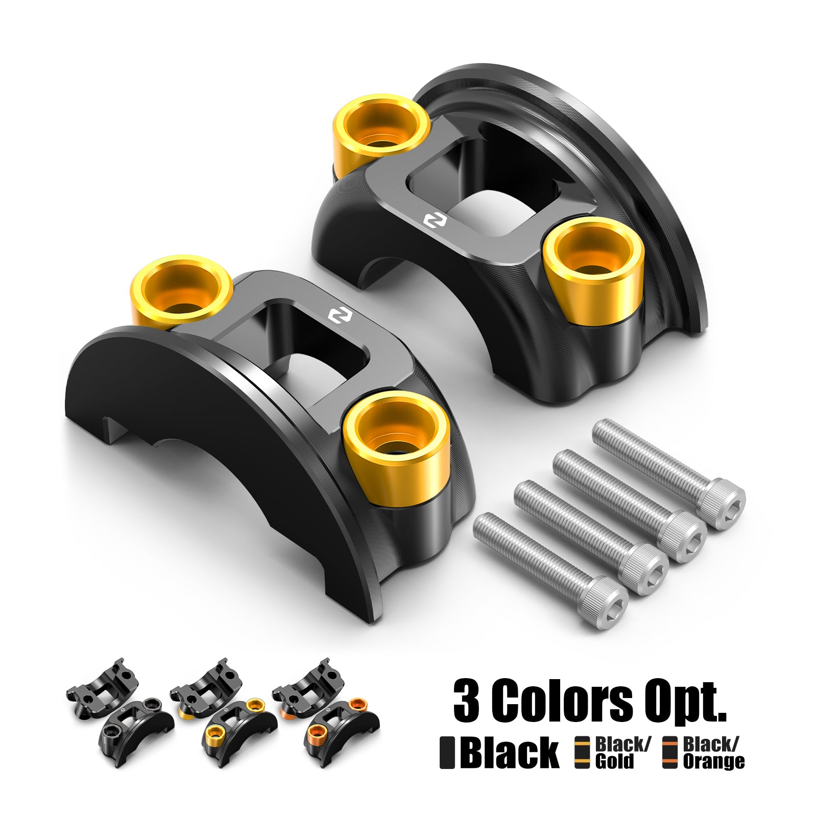 Harley Softail Custom Brake Clutch Lever Perch Half Clamp Kit