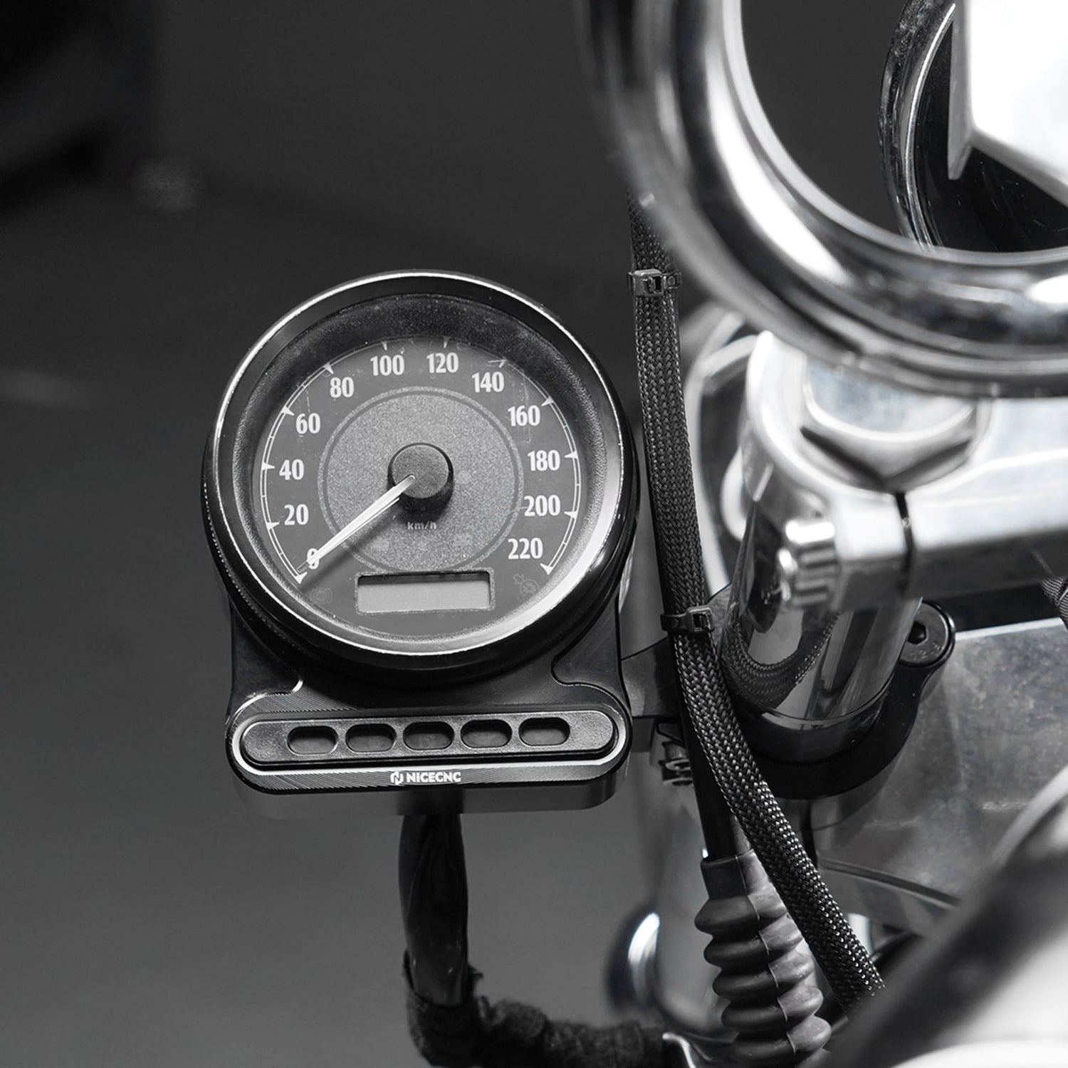 Harley Sportster 1200 883 XL Speedo Indicator Lights Relocation Kit