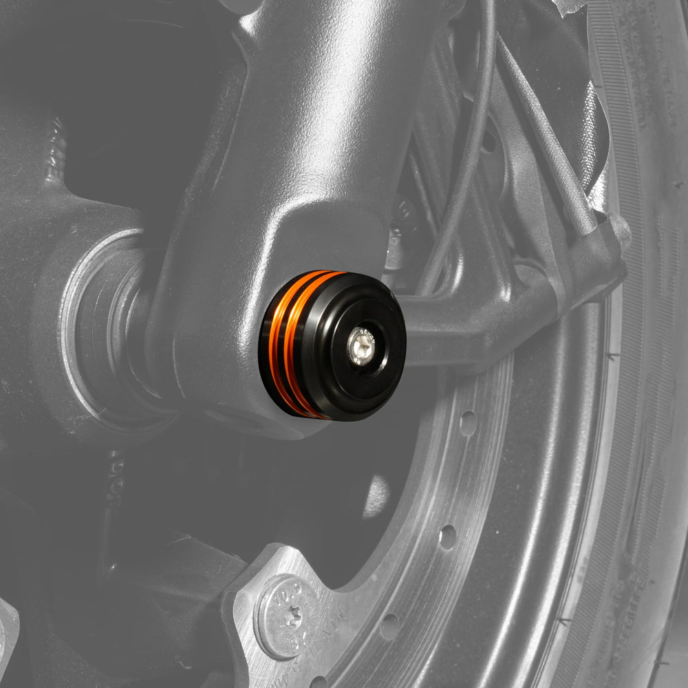 Harley Sportster S Pan America 1250 Front Axle Nut Covers Caps