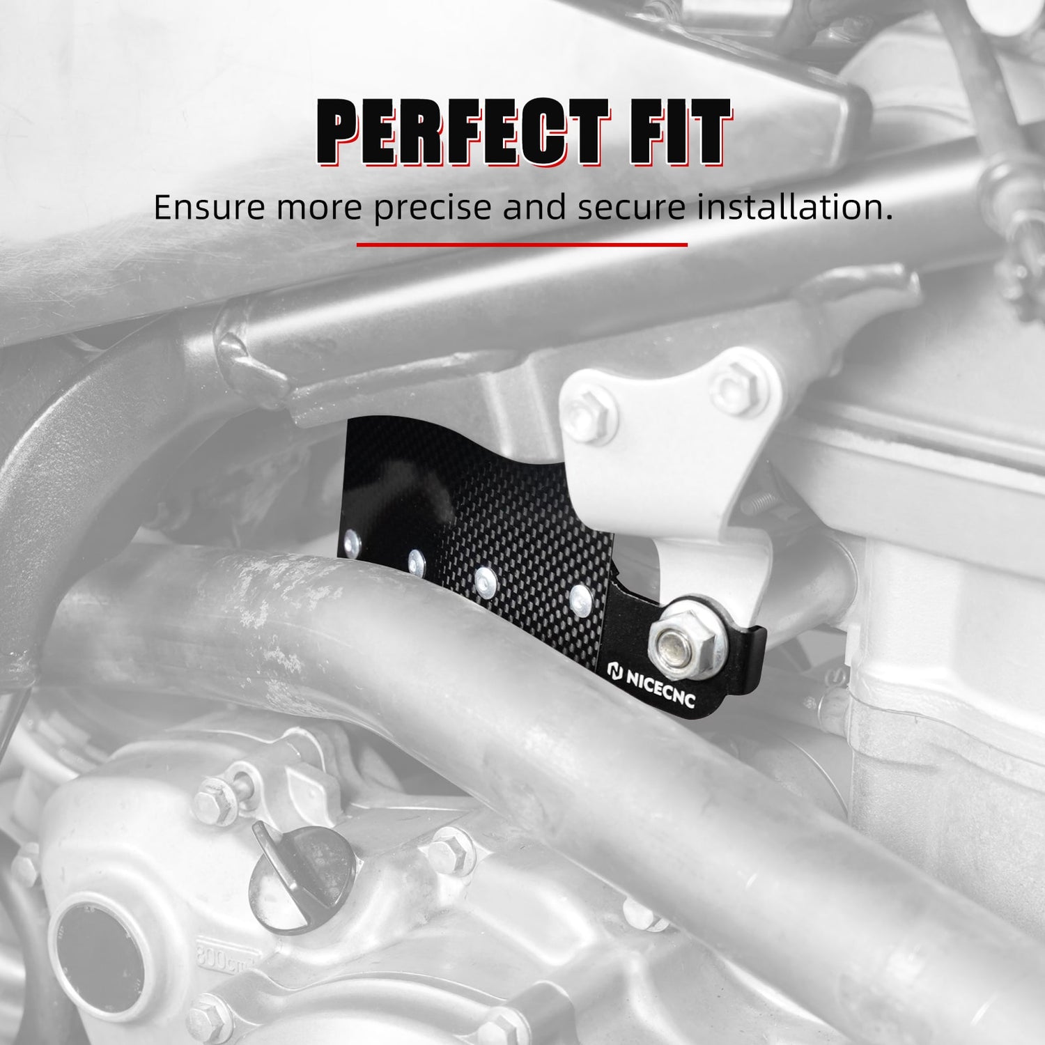 Honda TRX450R ER ATV Carbon Fiber Carburetor Heat Shield Cover