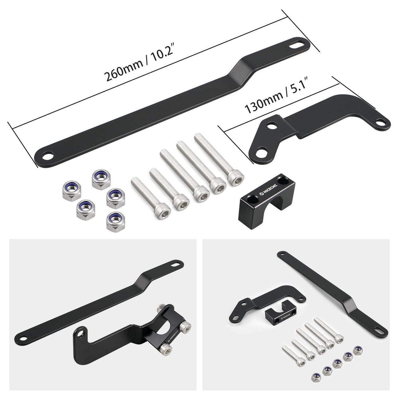 Rear Subframe Support Arm Brace Kit For Honda XR650L 2023 2024
