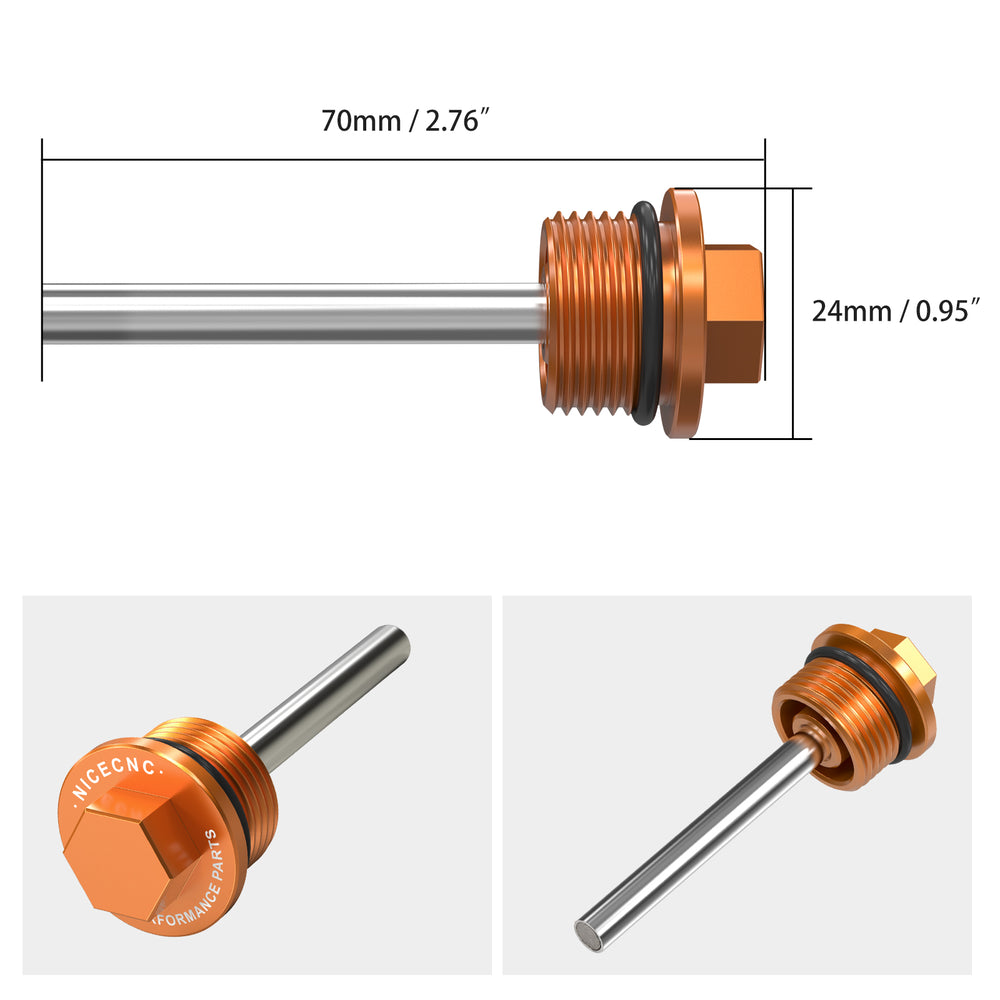 KTM 690 Enduro SMC R Magnetic Oil Drain Plug Bolt Screw M20X1.5