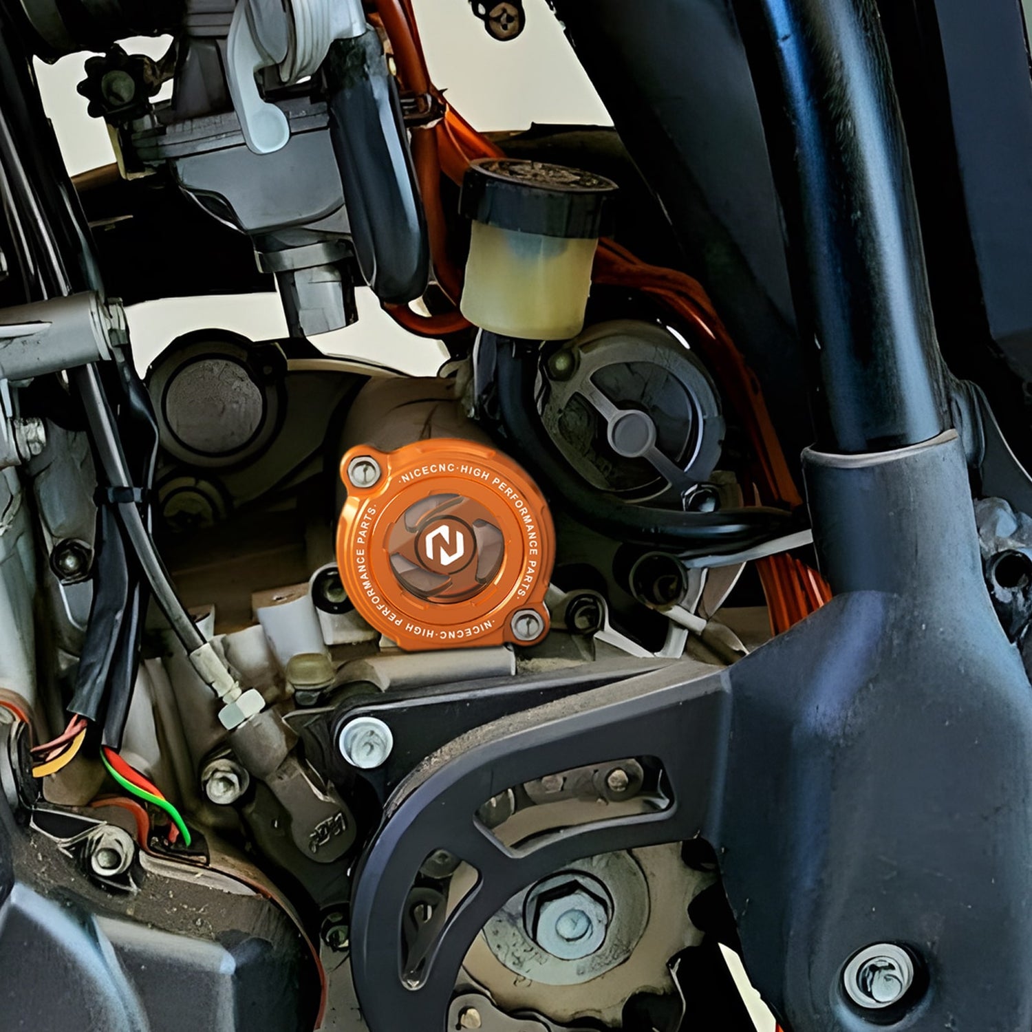 Oil Filter Cover Cap For KTM 250-625 950 / 990 Adv/Super Duke