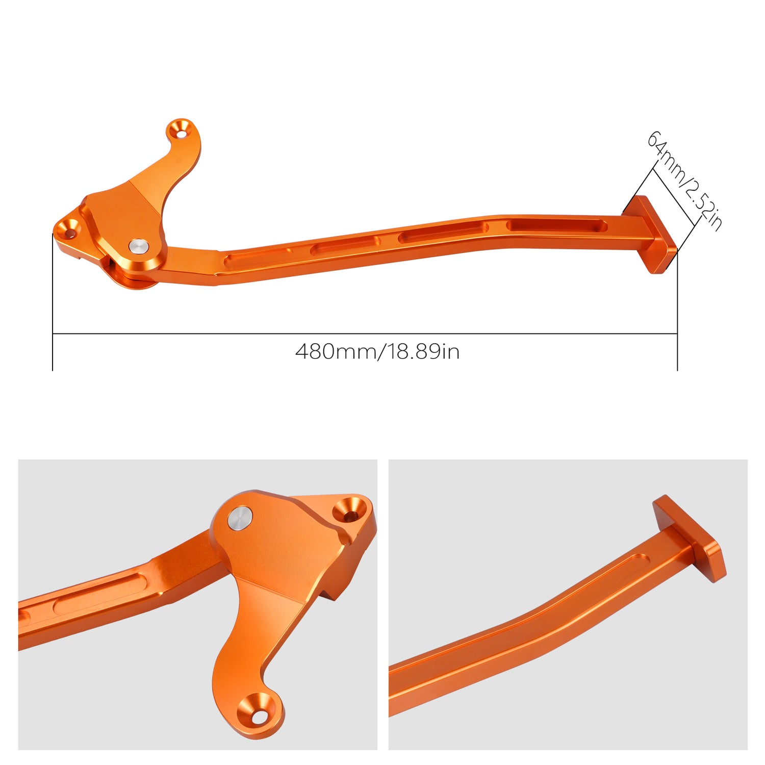 Kickstand Kick Side Stand & Spring For KTM 125-450 SX SXF