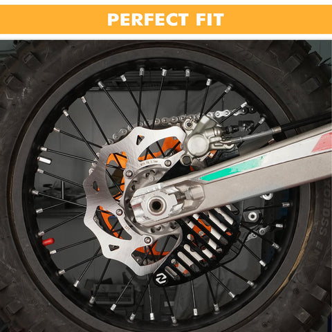 Oversized 240mm Rear Brake Rotor Kit For KTM Husqvarna GasGas – Nicecnc