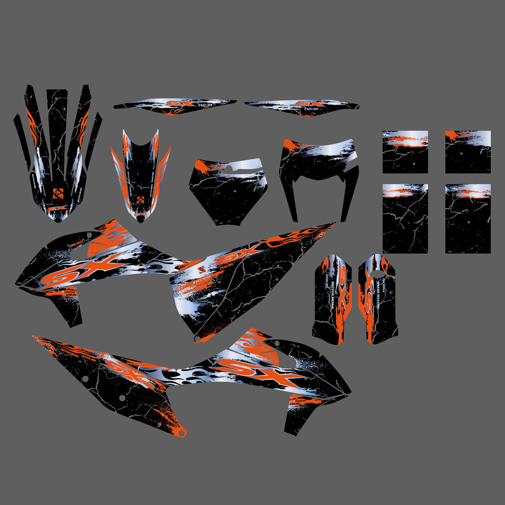 Motorcycle Graphics For KTM 125 150 250 350 450 SX SXF 19-22