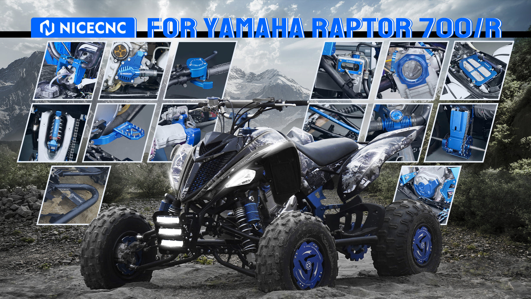 Yamaha Raptor 700 700R ATV Upgrades Aftermarket Parts Accessories
