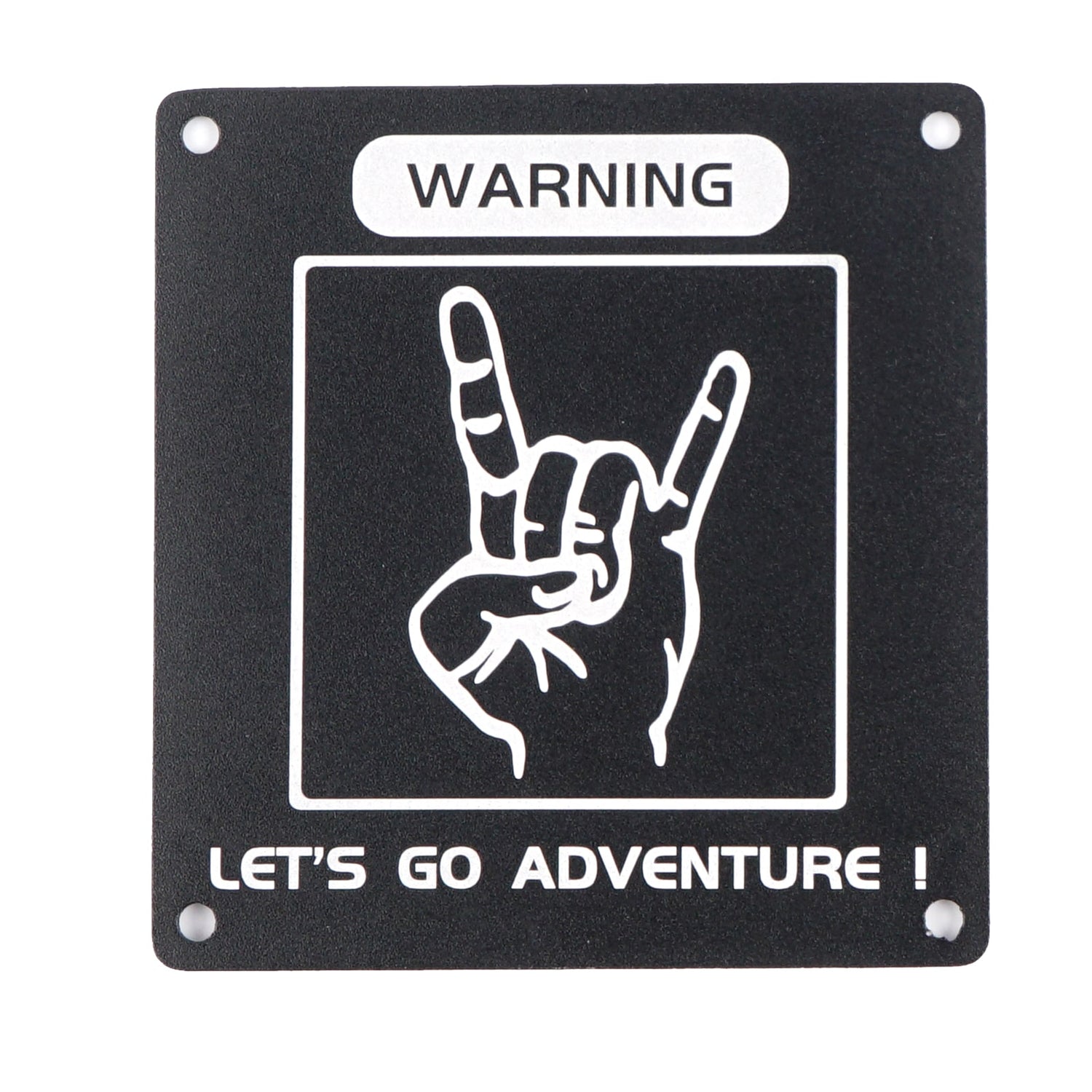 Fender Warning Tags Sticker Badges Plates For Yamaha Raptor 700