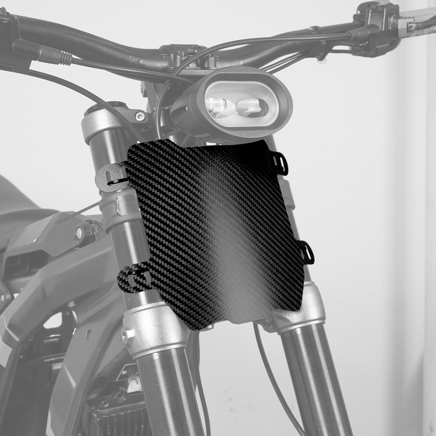 Carbon Fiber Front Number Plate For Surron Light Bee X/ S