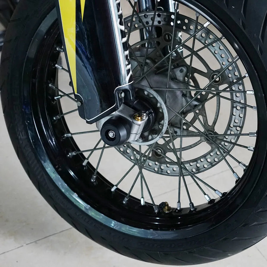 Front & Rear Axle Slider Crash Pads For Suzuki DRZ400 E S