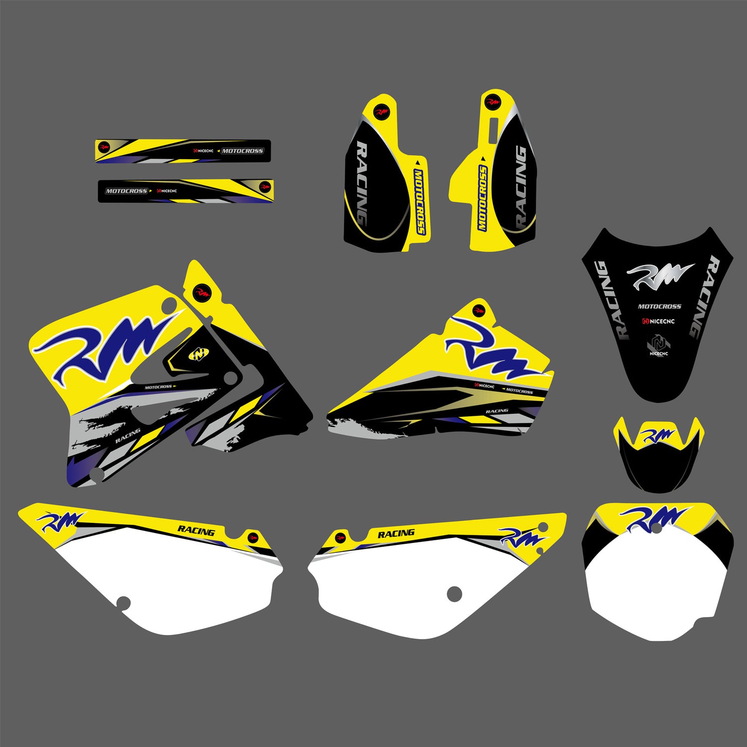 Motorcycle Team Decals Stickers Full Graphic Kit For SUZUKI RM80/RM85