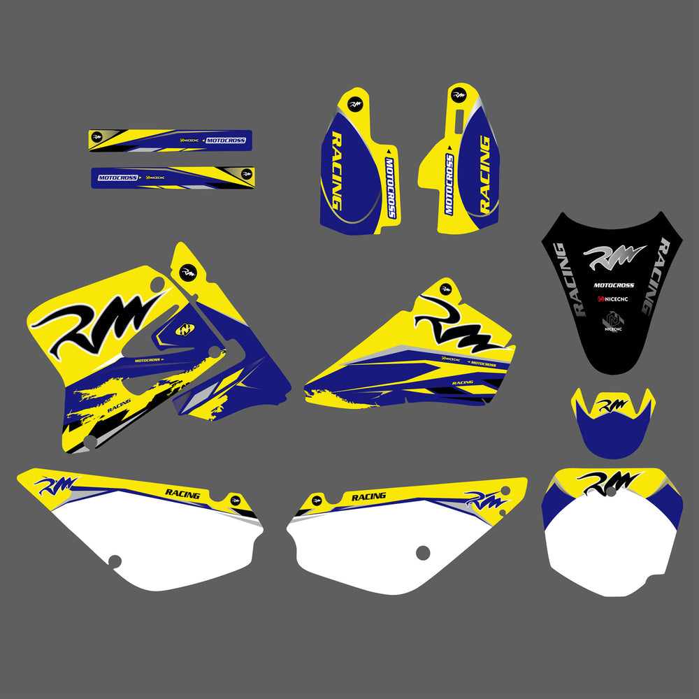 Motorcycle Team Decals Stickers Full Graphic Kit For SUZUKI RM80/RM85