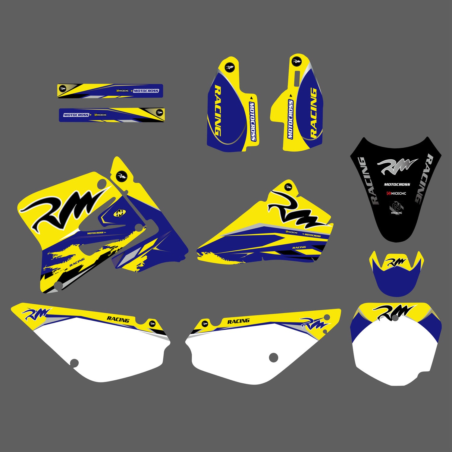 Motorcycle Team Decals Stickers Full Graphic Kit For SUZUKI RM80/RM85