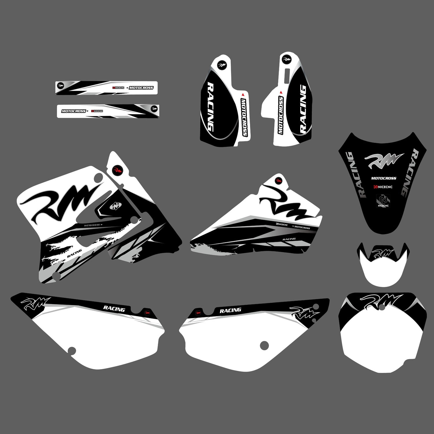 Motorcycle Team Decals Stickers Full Graphic Kit For SUZUKI RM80/RM85