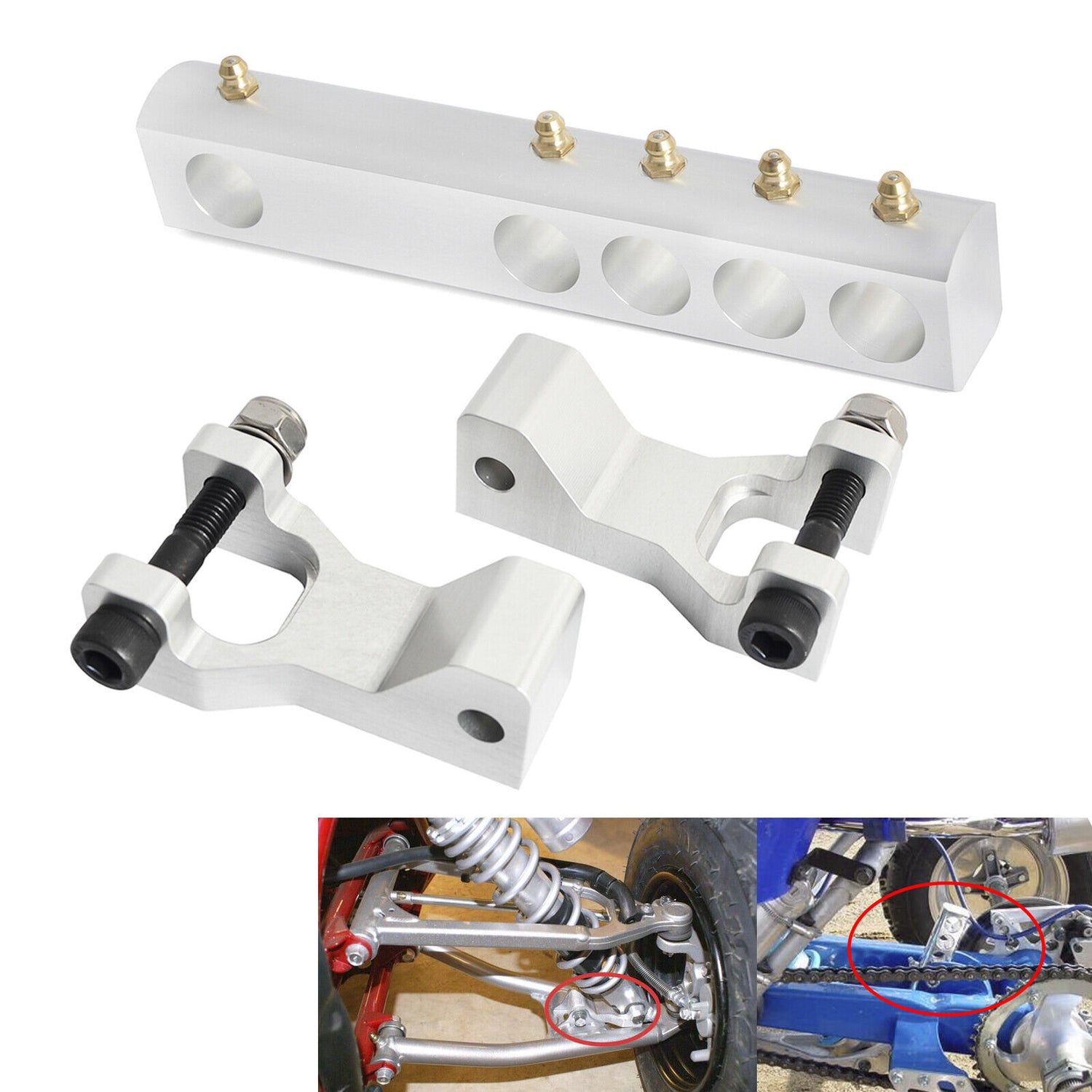 Front & Rear A-arm Lowering Drop Kit For Yamaha Banshee 350