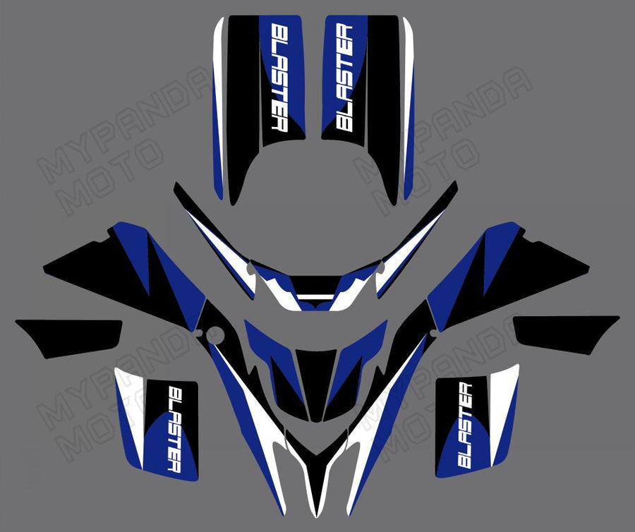 ATV Graphics Kit Full Decals For Yamaha Blaster 200 1988-2006