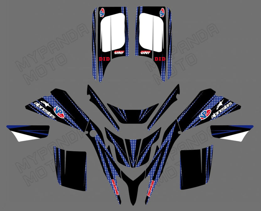 ATV Graphics Kit Full Decals For Yamaha Blaster 200 1988-2006