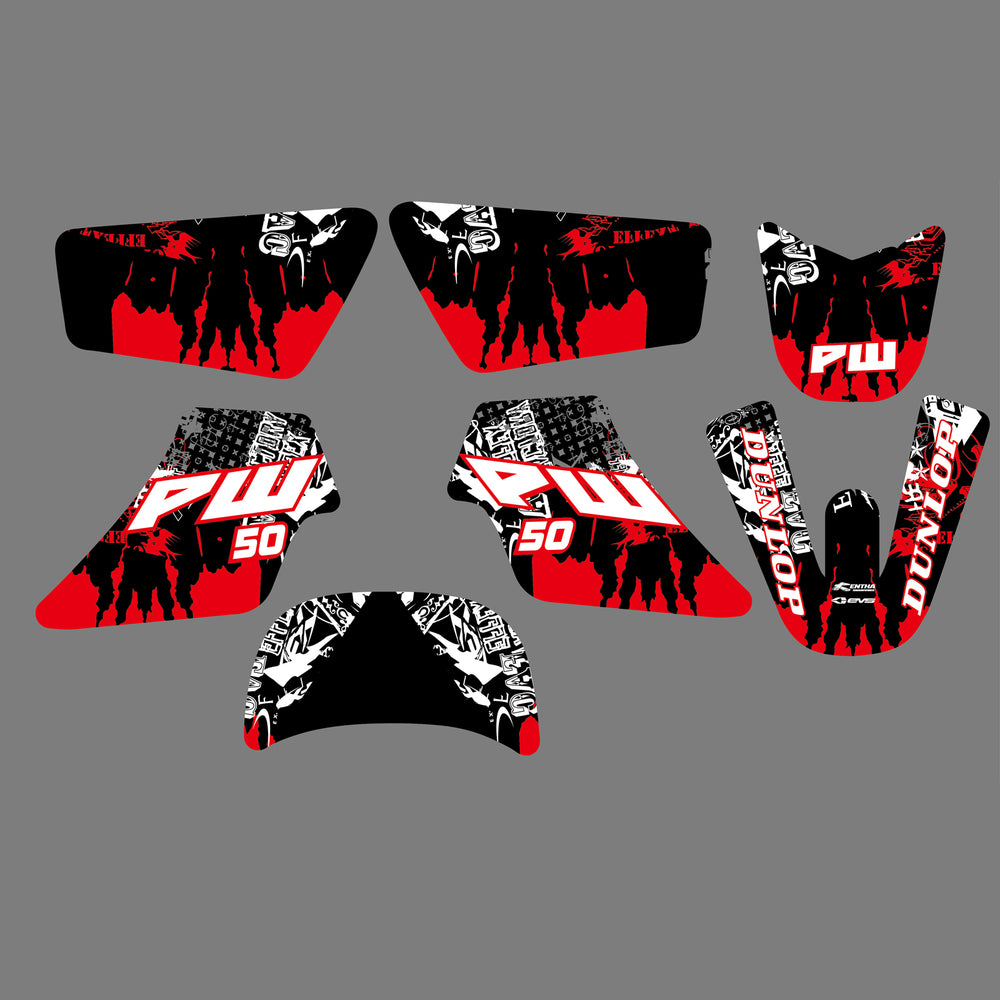 Team Decals Stickers Graphics Kit For YAMAHA PW50 ALL YEARS