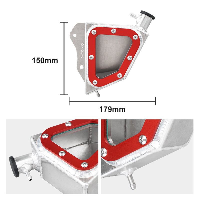 Yamaha Raptor 700 700R Overflow Coolant Radiator Recovery Tank