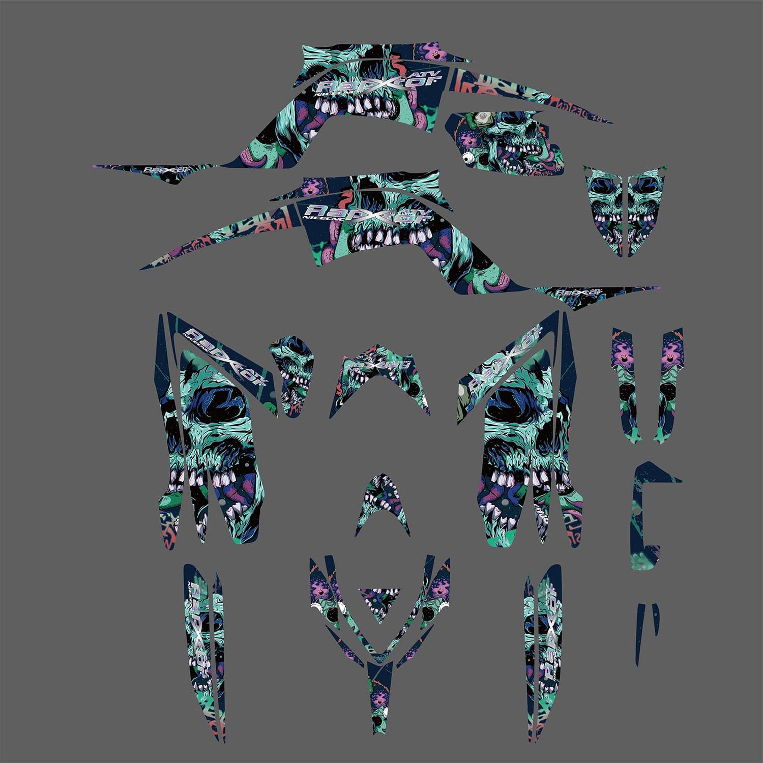 ATV Graphics Sticker Decals For YAMAHA RAPTOR 700 2013-2023