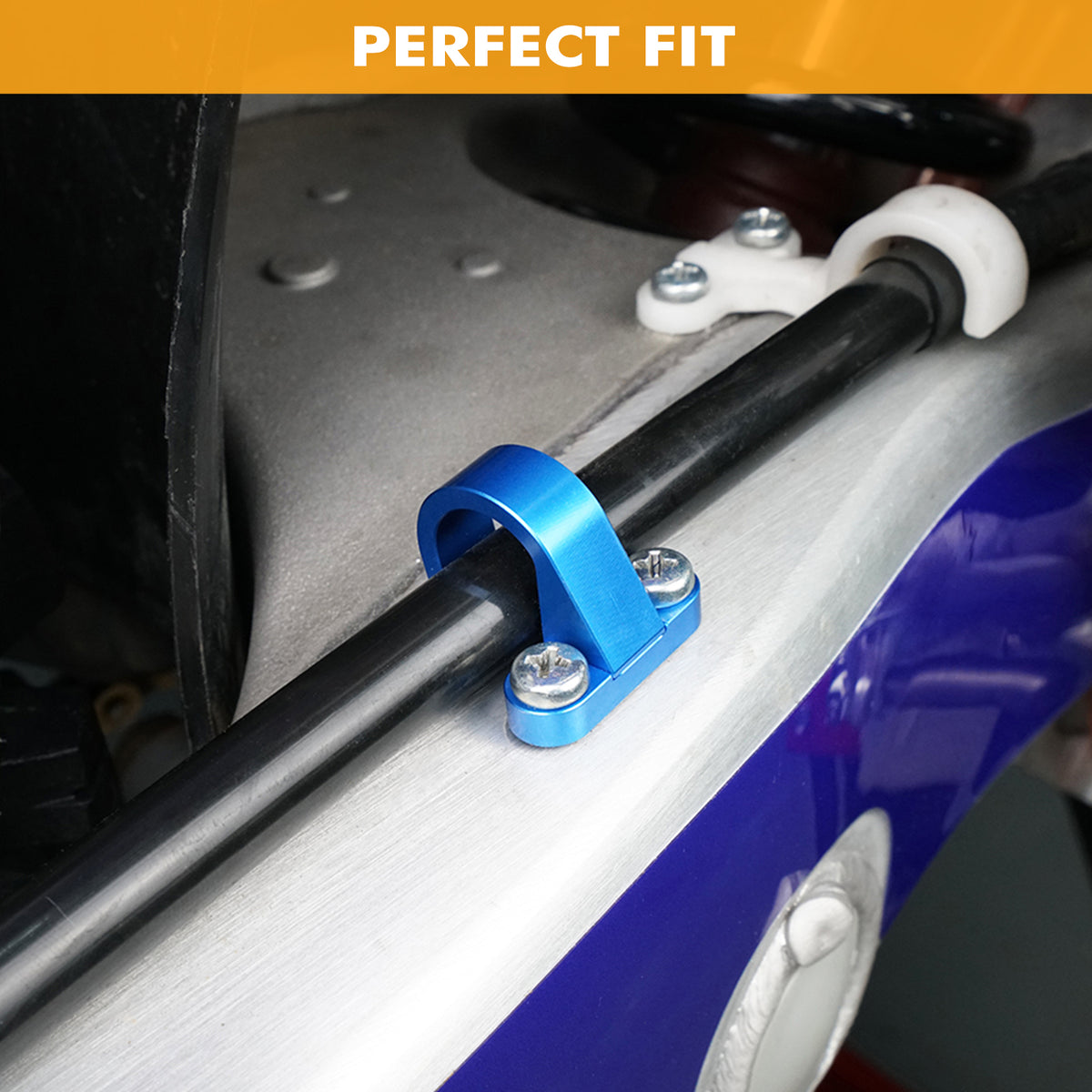 Rear Brake Line Hose Clamp Guide For Yamaha YZ85 YZ250F YZ450F WR450F