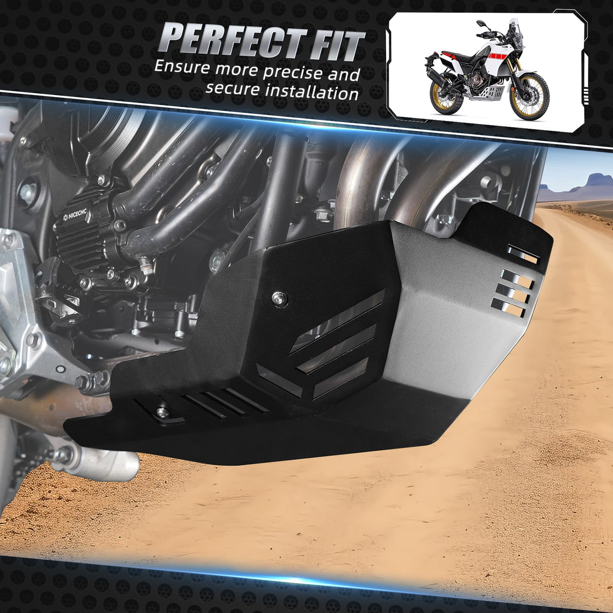 Skid Plate Engine Guard For Yamaha Tenere 700/XTZ700/Rally Edition 20-21