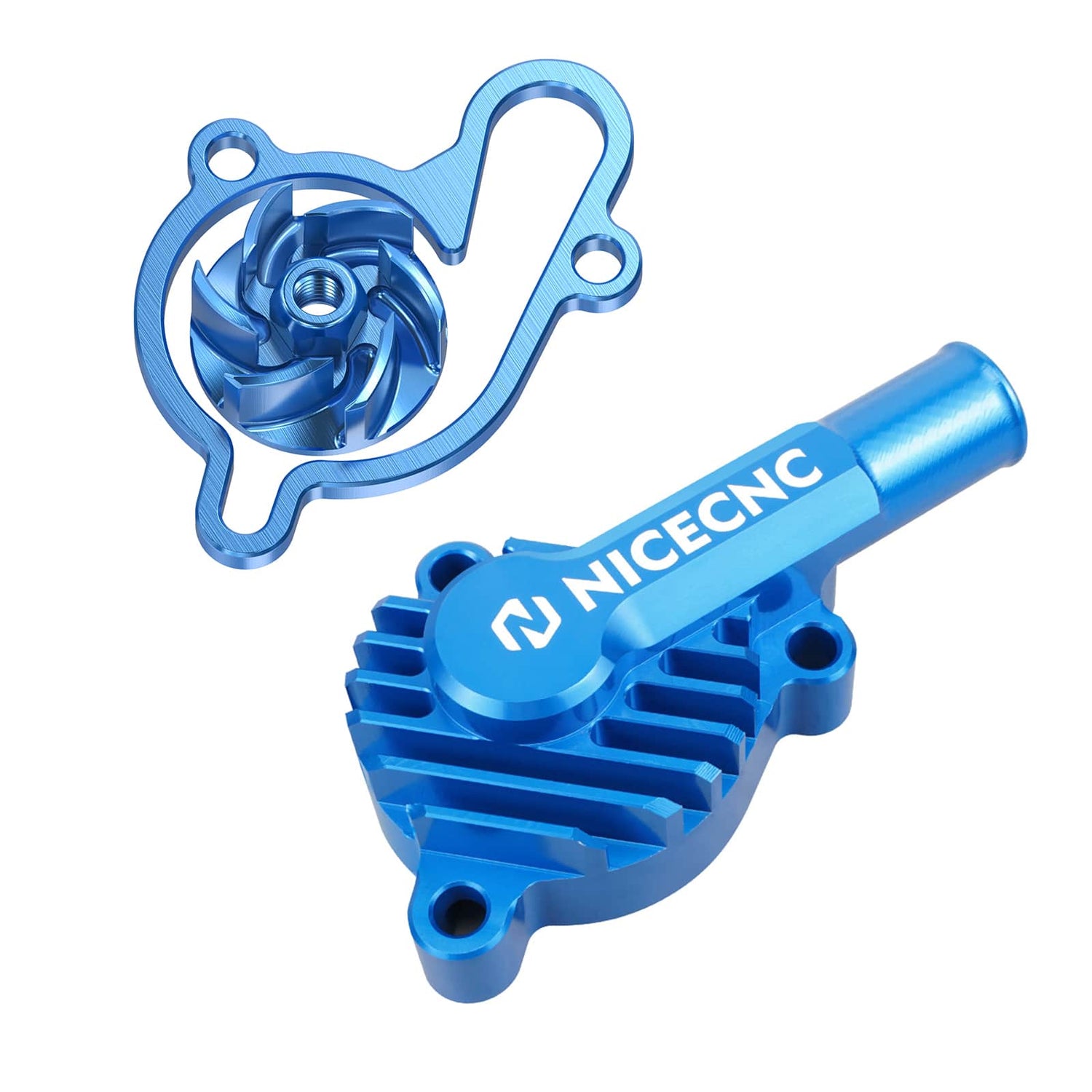 Water Pump Cover and Oversized Impeller Cooler Kit For Yamaha YZ85