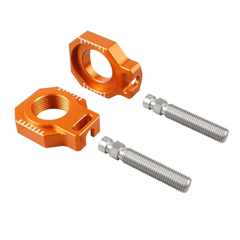 Rear Axle Blocks Chain Adjuster For KTM 125-450 SX/SX-F/XC/XC-F